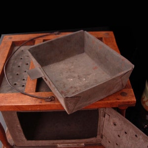1800's Antique Tin Foot Warmer Box Appraisal New - Etsy