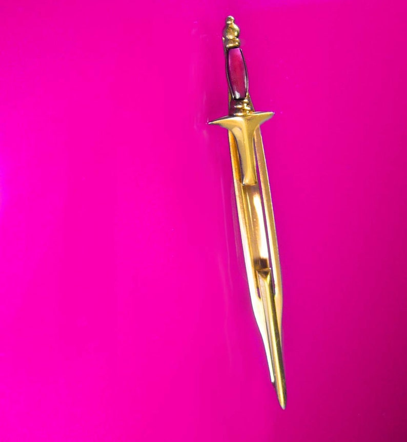 Vintage Jeweled Sword Tie Clip Medieval Religious Wedding - Etsy