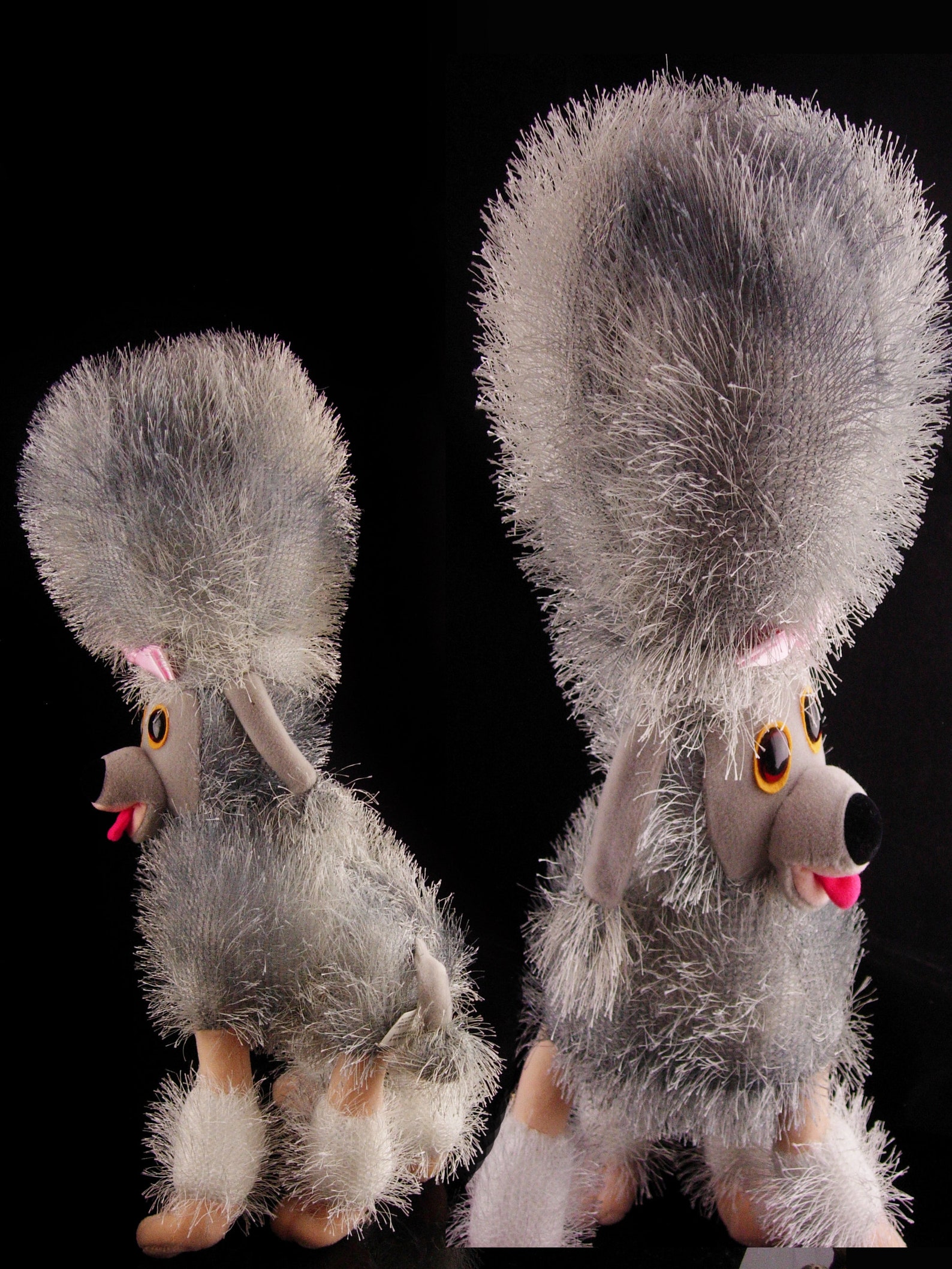 Vintage Gray Poodle Fancy Updo Unusual Dog Gift Animal - Etsy