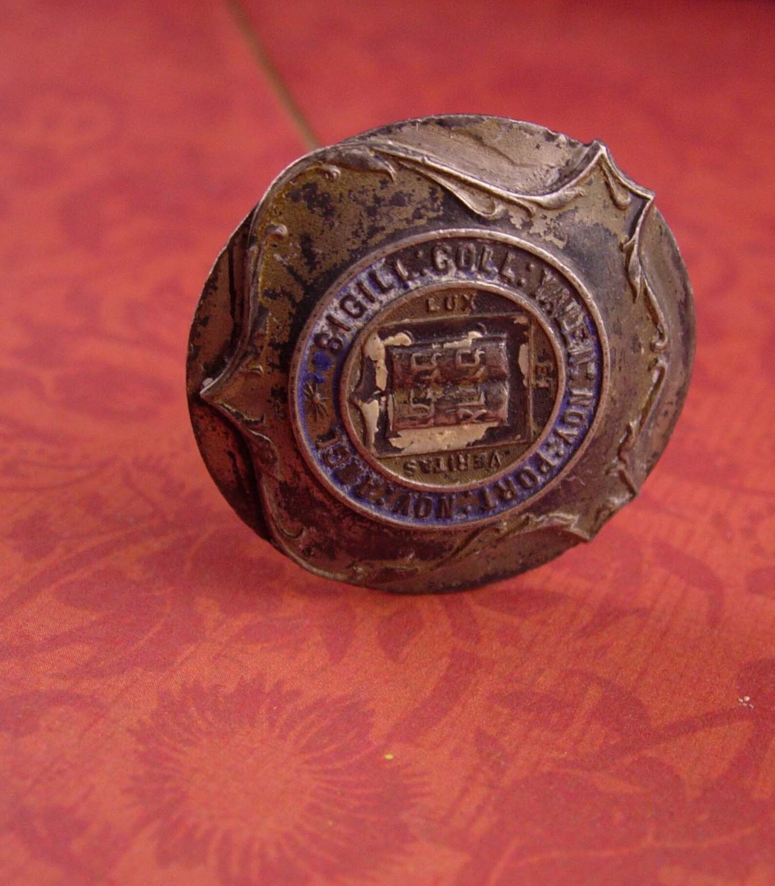 1800s Antique Hatpin / Yale University Lux Et Veritas / - Etsy