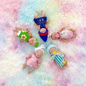 Surprise Miniature Clothes, Star Babies, Silicone Baby Miniature ...