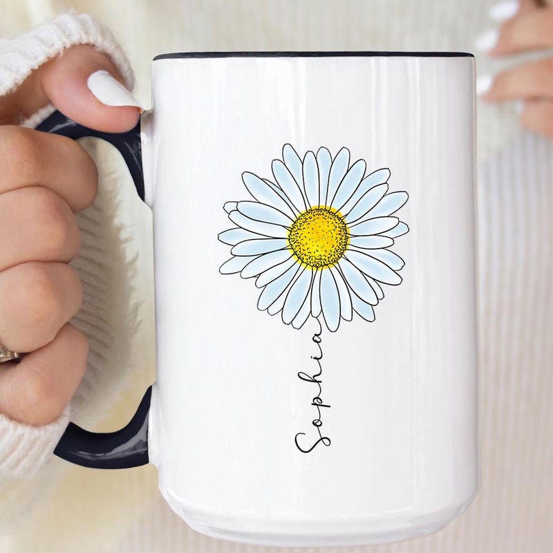 Coffee Daisy Mugs - Etsy