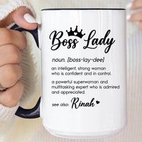 Personalized Boss Lady Hardcover Journal: New Business Gift - Etsy