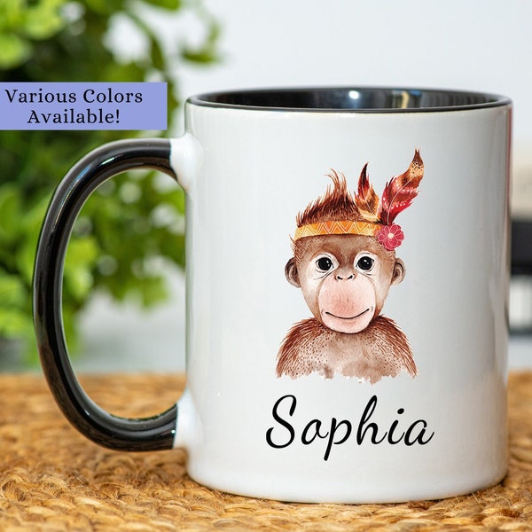 Monkey Mug - Etsy