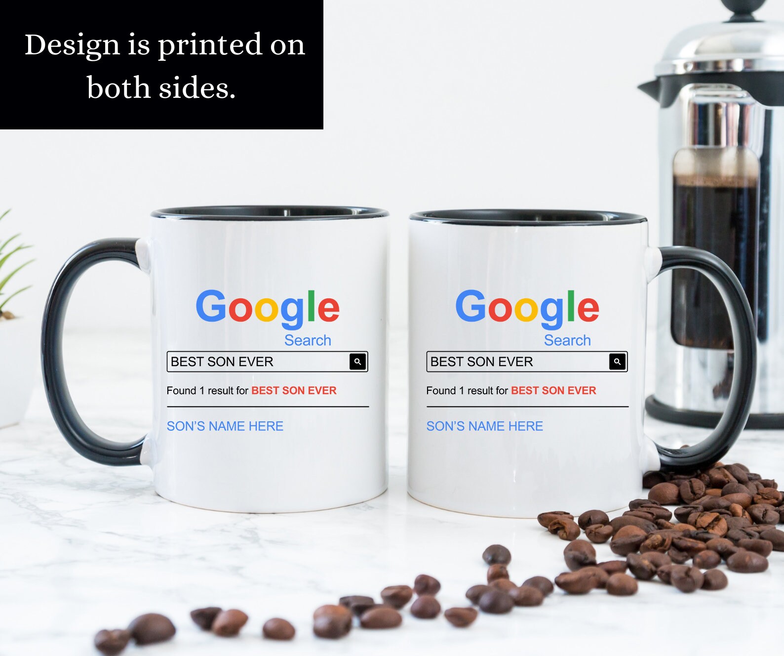 Personalized Son Mug, Son Gift, Son Coffee Mug, Gift for Son, Funny ...