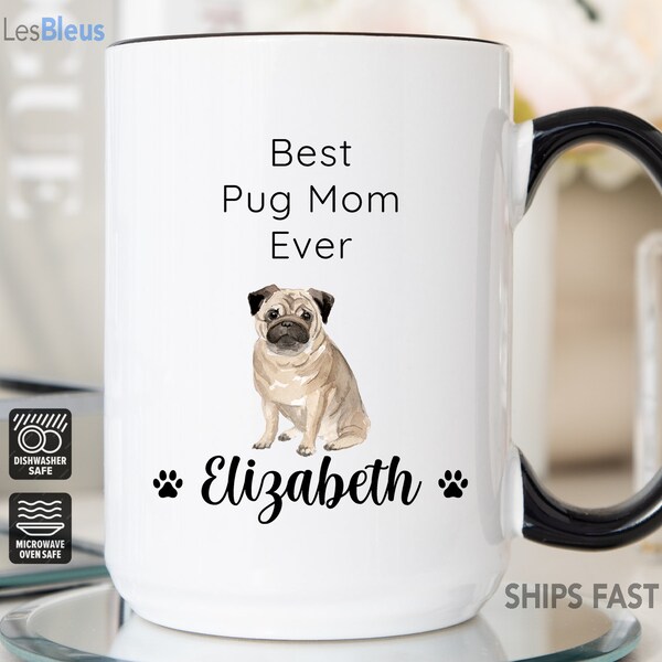 Pug Mugs - Etsy