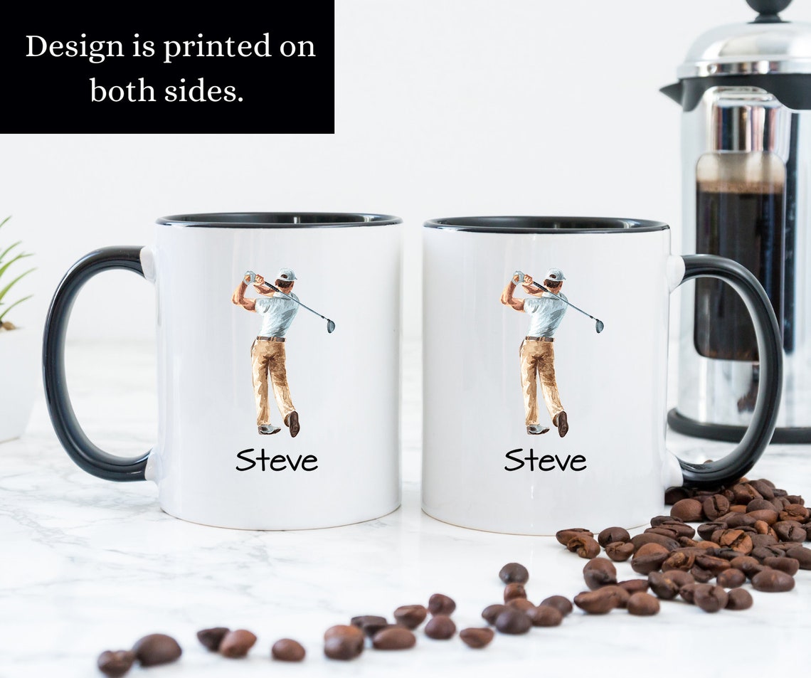 Golf Mug Golf Gifts for Men Golf Coffee Cup Golf Coffee | Etsy
