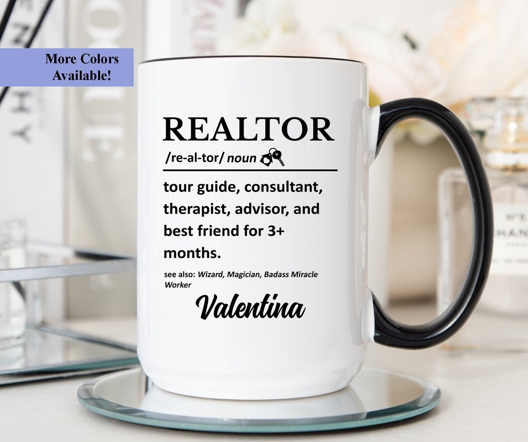 Realtor Mug, Real Estate Agent Mug, Realtor Cup Personalized, Gift for ...