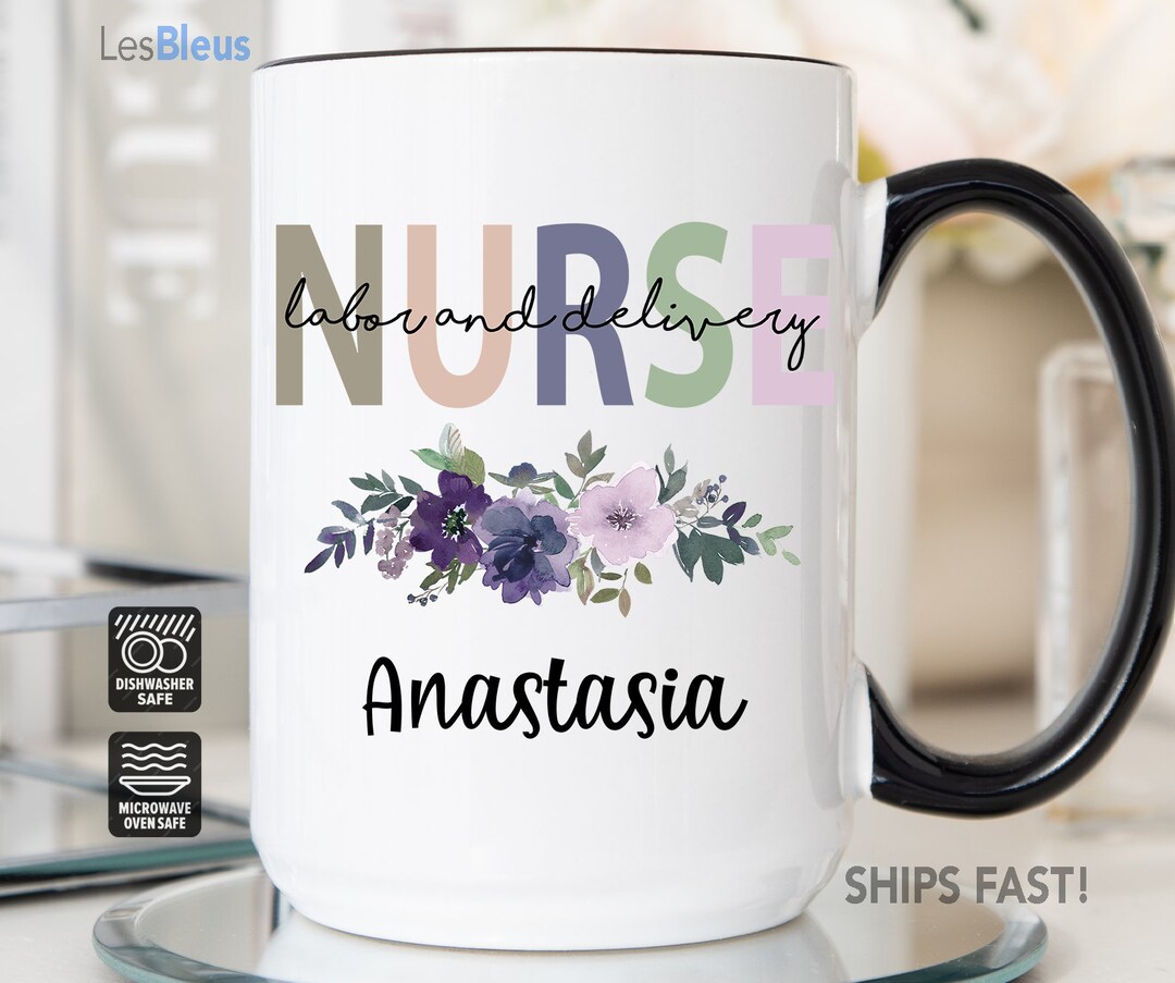 Labor and Delivery Nurse Mug Personalized, Labor & Delivery Nurse Gifts ...