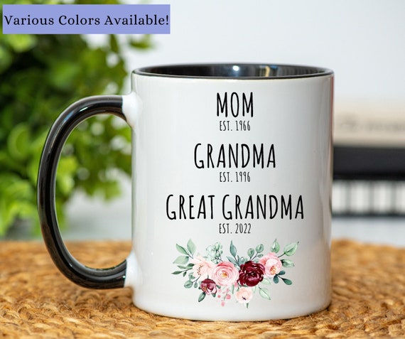 Great Grandma Mug Great Grandma T Great Grandma Est Etsy
