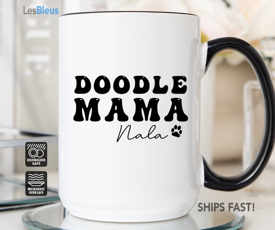 Doodle Mama Mug, Doodle Mom Gift, Doodle Mom Cup, Doodle Mama Cup, Gift ...