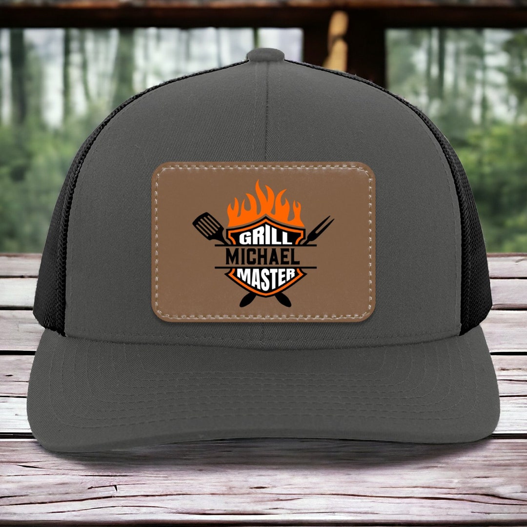 Custom Grill Master Hat, BBQ Grilling Personalized Hat, Personalized ...