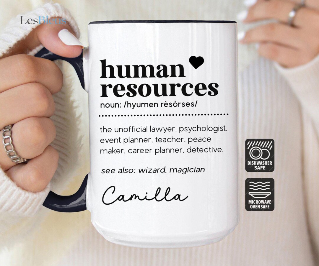 Human Resources Definition Mug, Personalized HR Mug, HR Appreciation ...