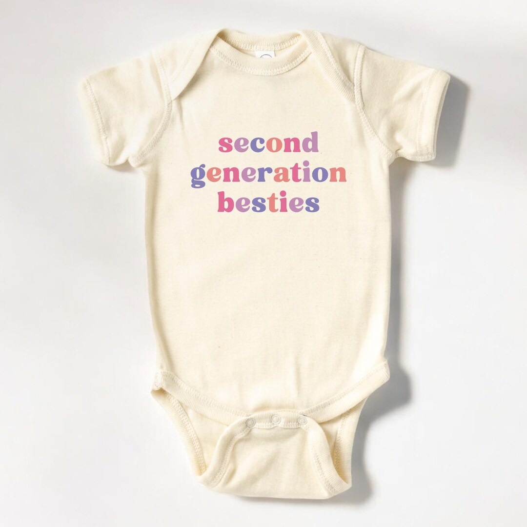 Second Generation Besties Onesie®, Cute Besties Onesie®, Best Friend Forever Baby Bodysuit ...