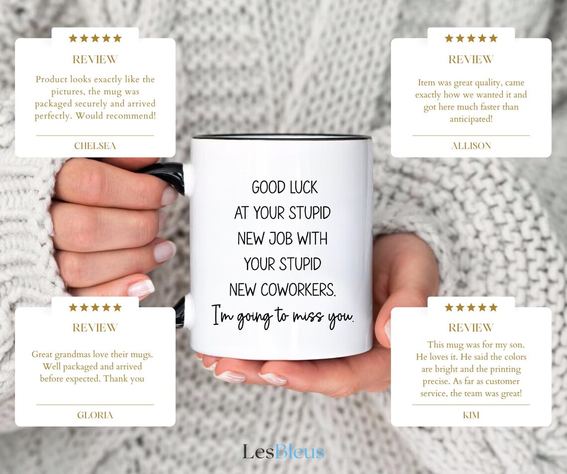 Good Luck at Your Stupid New Job With Your Stupid New Coworkers, Custom ...