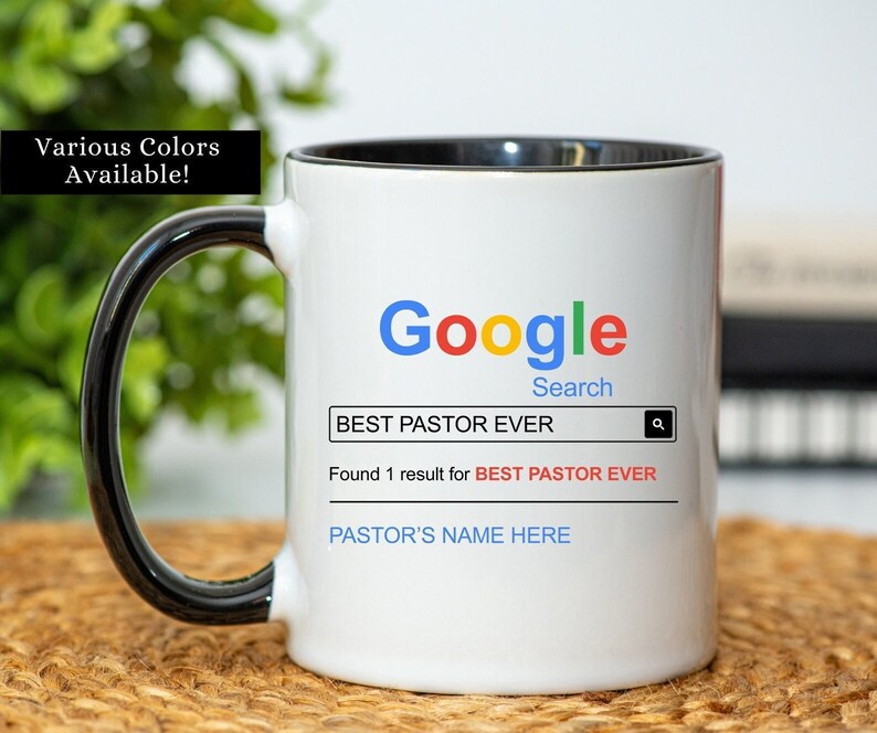 Pastor Mug Pastor Appreciation Gift Pastor Coffee Mug - Etsy