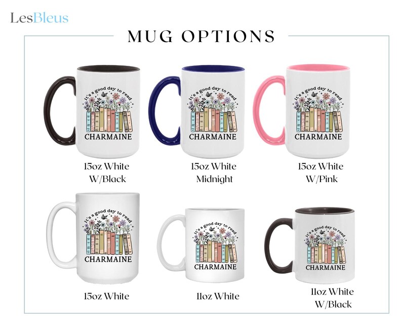It's A Good Day to Read Coffee Mug, Personalized Book Lover Mug, Book ...