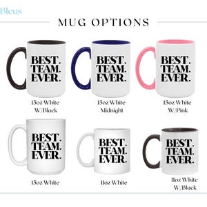 Best Team Ever Mug, Employee Appreciation Gifts, Personalized Coworker ...