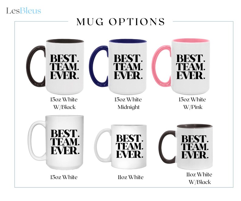 Best Team Ever Mug, Employee Appreciation Gifts, Personalized Coworker ...