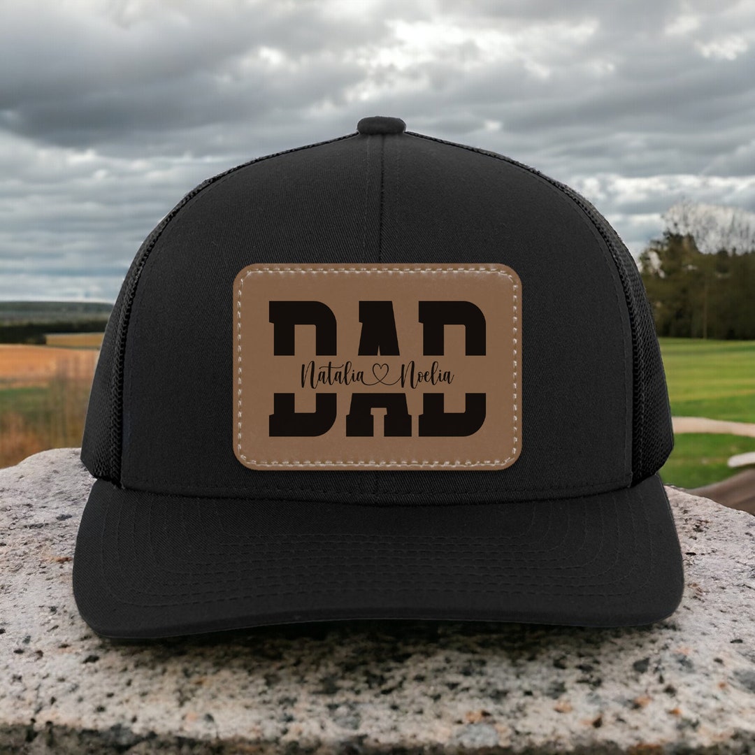 Custom Dad Hat With Kids Names, Personalized Dad Trucker Hat, Dad Gift ...