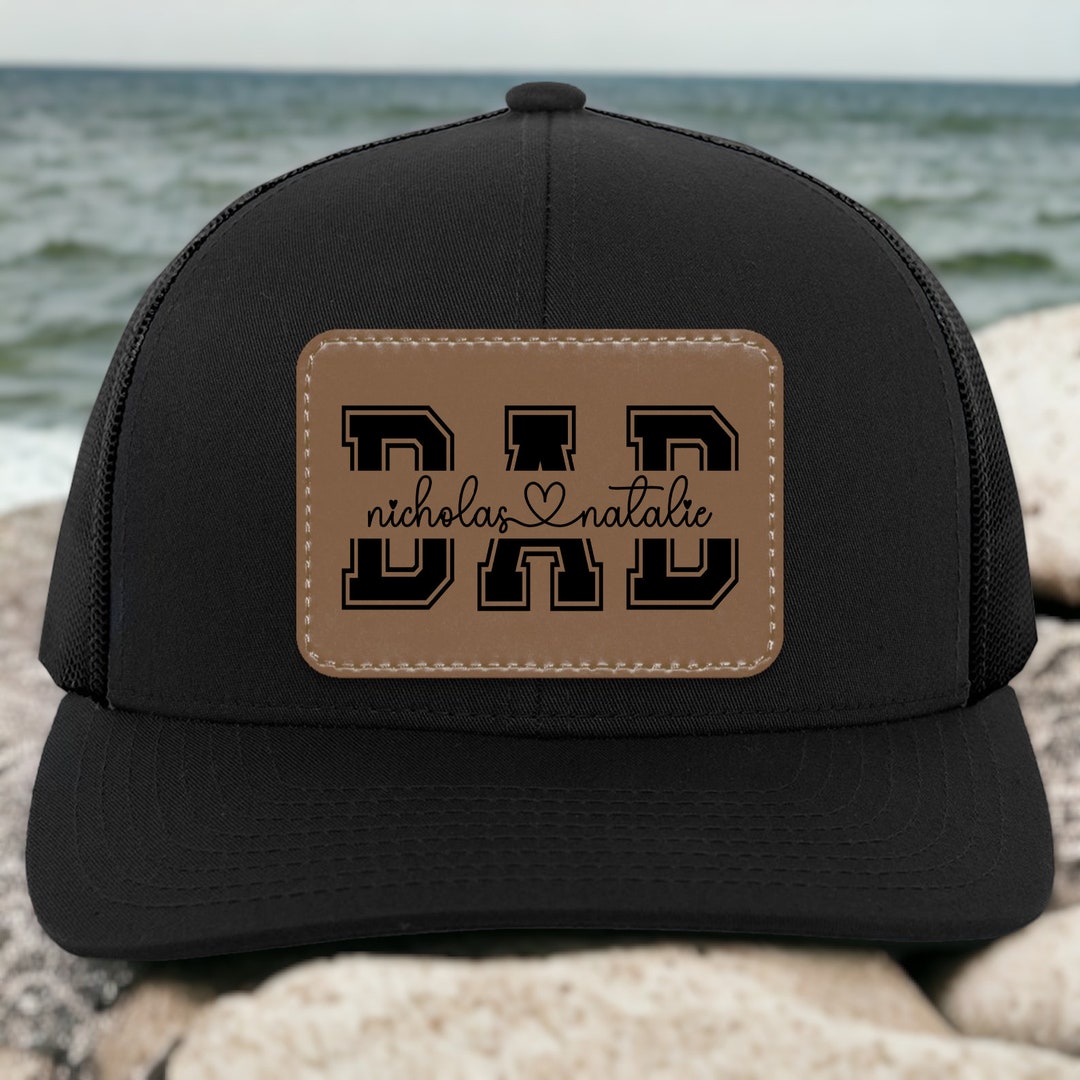 Personalized Dad Trucker Hat, Dad With Kids Name Hat, Fathers Day Gift ...