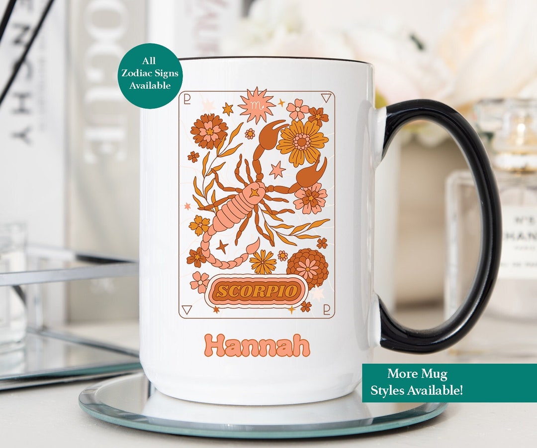 Zodiac Sign Mug, Zodiac Sign Gifts, Zodiac Sign Cup, Astrology Mug ...