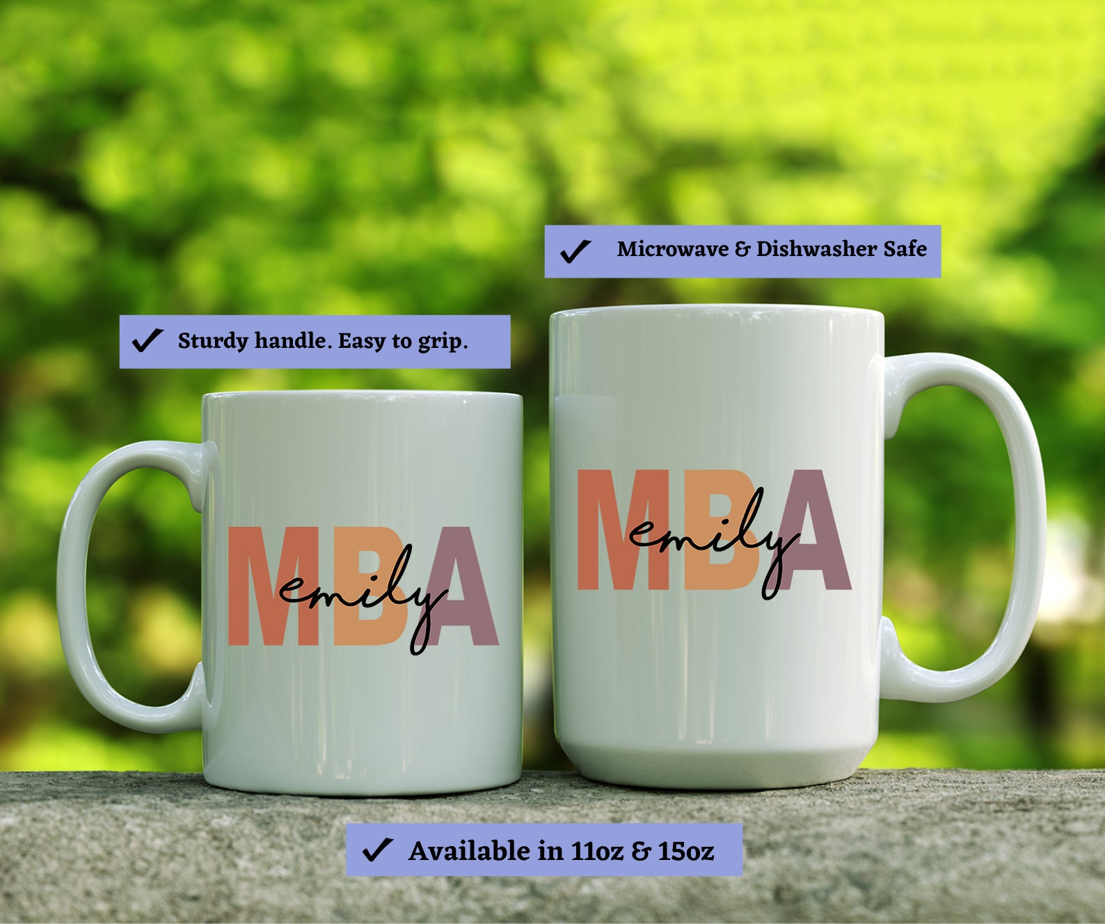 MBA Mug Personalize, MBA Gift, MBA Gift for Women, Customize Mba Name ...