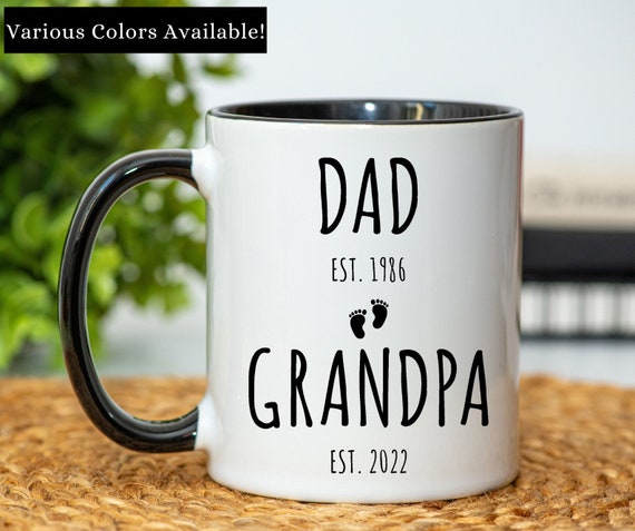 New Grandpa Mug New Grandpa Gift Dad to Grandpa New Grandpa - Etsy
