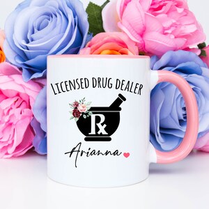 Licensed Drug Dealer Mug, Pharmacist Mug, Pharmacist Gift for Women ...