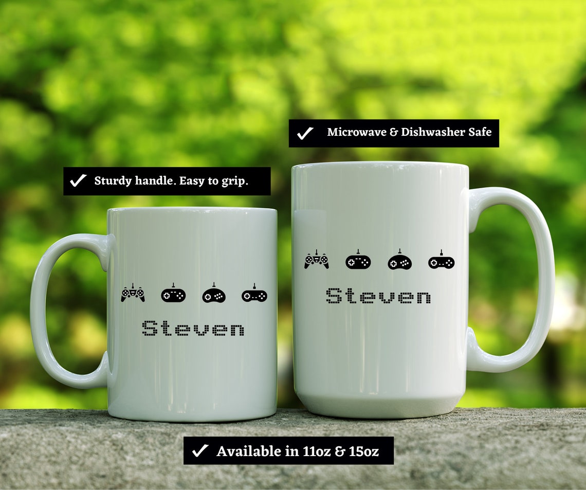 Gamer Mug, Gamer Coffee Cup, Gamer Coffee Mug, Gamer Gifts for Husband ...