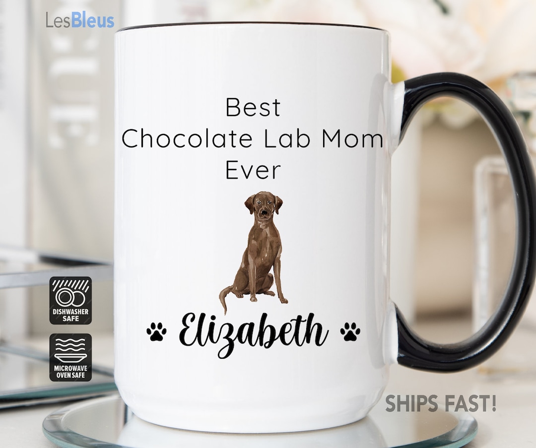 Chocolate Lab Mug, Chocolate Lab Gifts, Chocolate Lab Mom/dad Mug ...