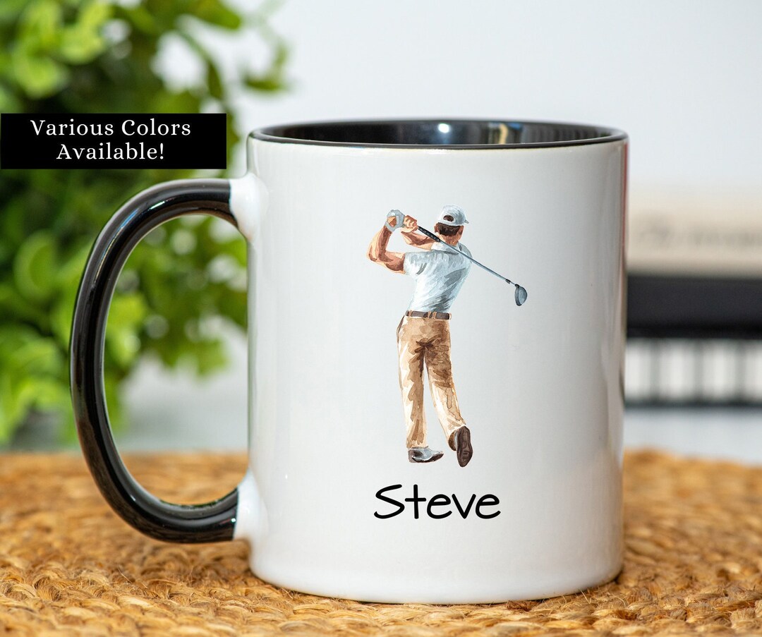 Golf Mug Golf Gifts for Men Golf Coffee Cup Golf Coffee - Etsy