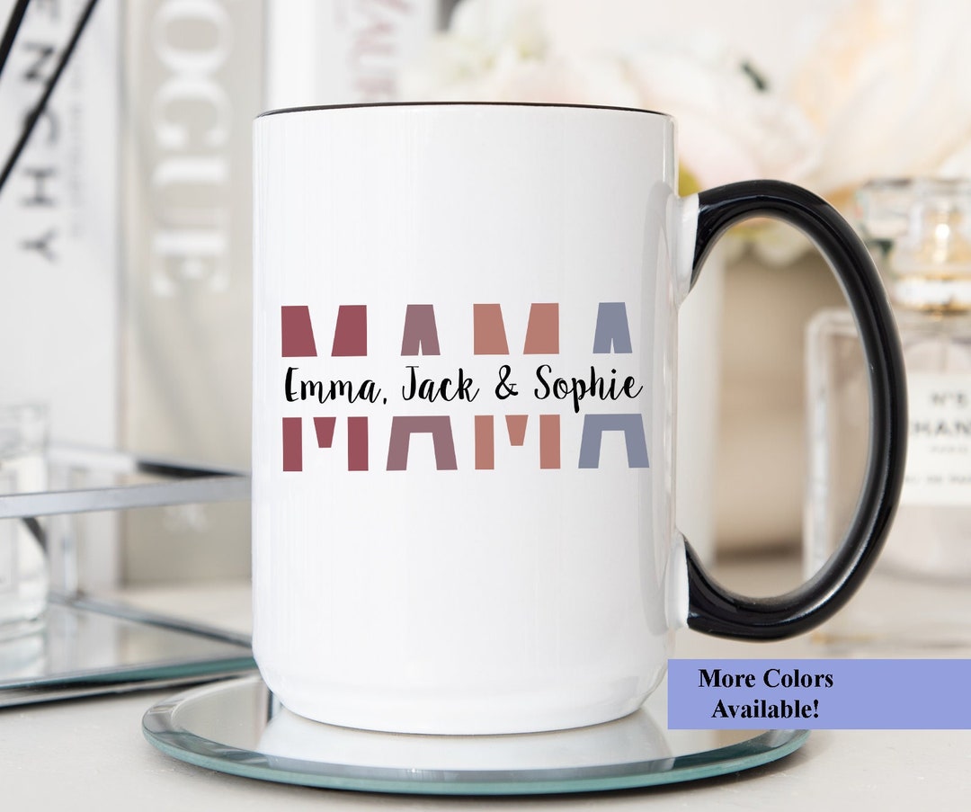 Mama Mug Personalized, Mama Gifts, Mama Coffee Mug, Mama Gift ...