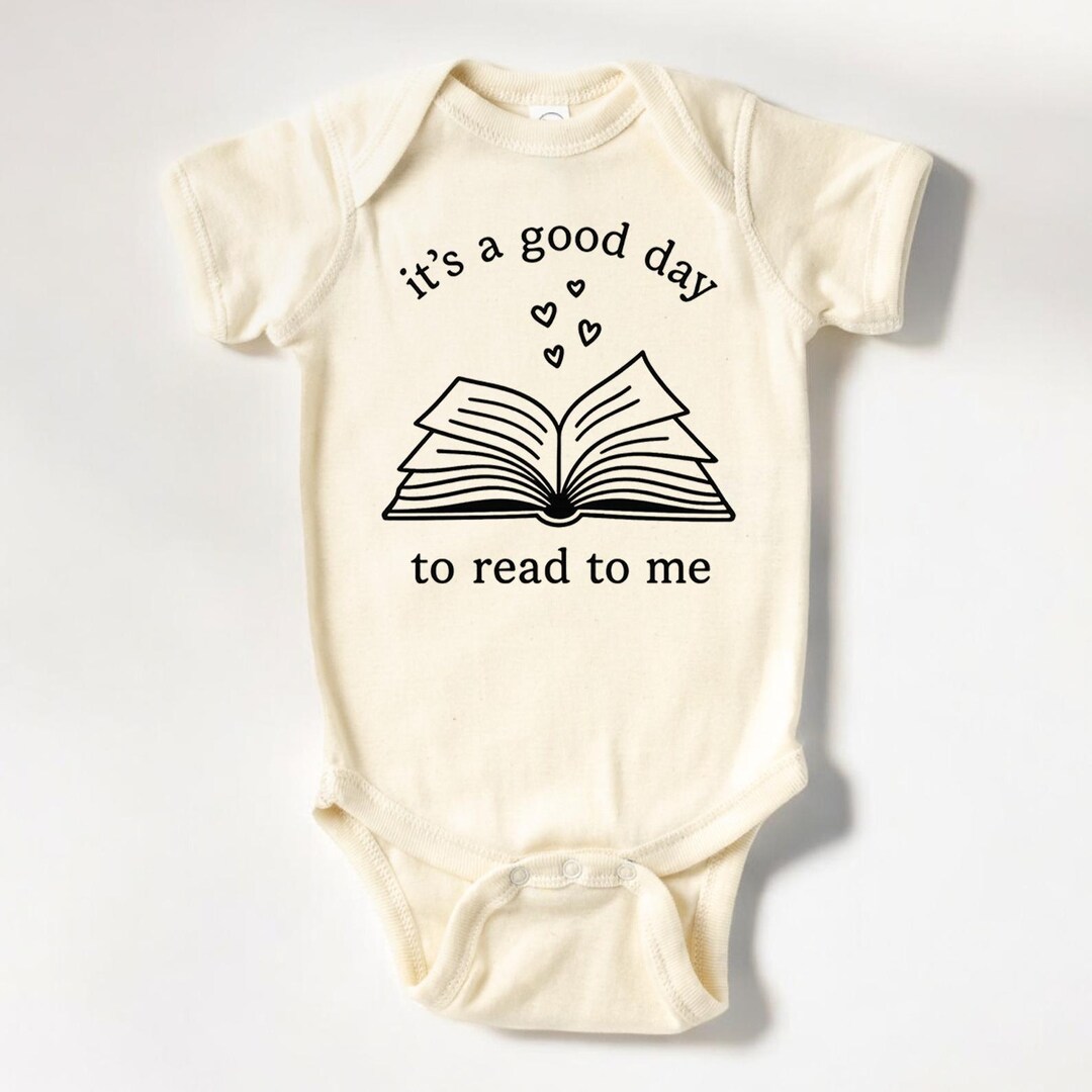 It's a Good Day to Read to Me Onesie®, Little Book Reader Baby Bodysuit ...