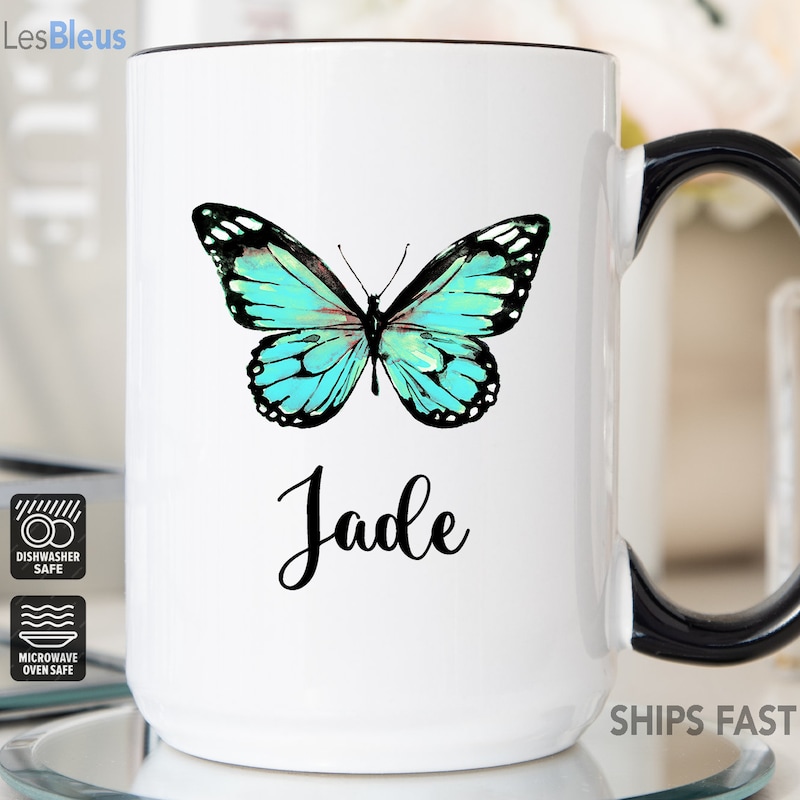 Butterfly Coffee Mug - Etsy