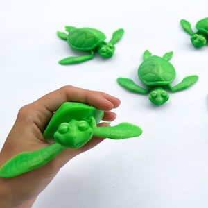 Flexible Floating Turtle | Turtle Fidget | Flexi Turtle | Fidget Toy ...