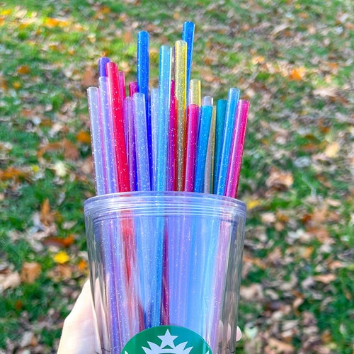 Cute Reusable Straw Venti Extra Long Colored Straws Etsy