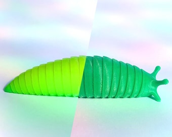 Color Shifting Slug | 3D Printed Fidget Desk Toy - Etsy