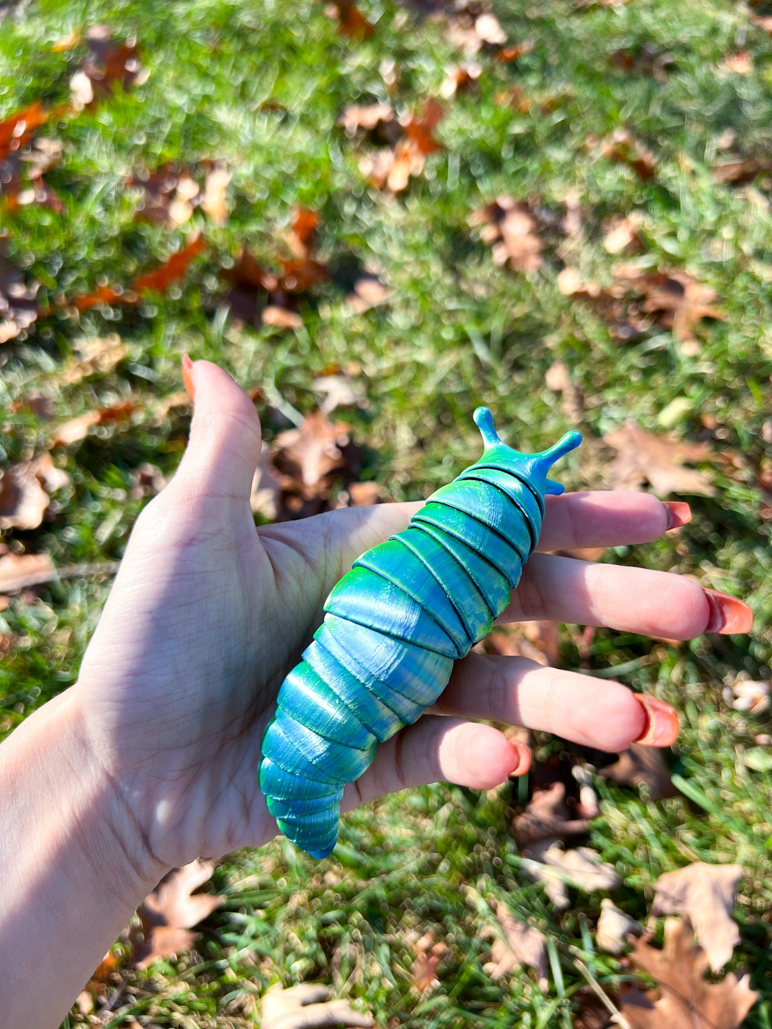 Color Shifting Slug | 3D Printed Fidget Desk Toy - Etsy