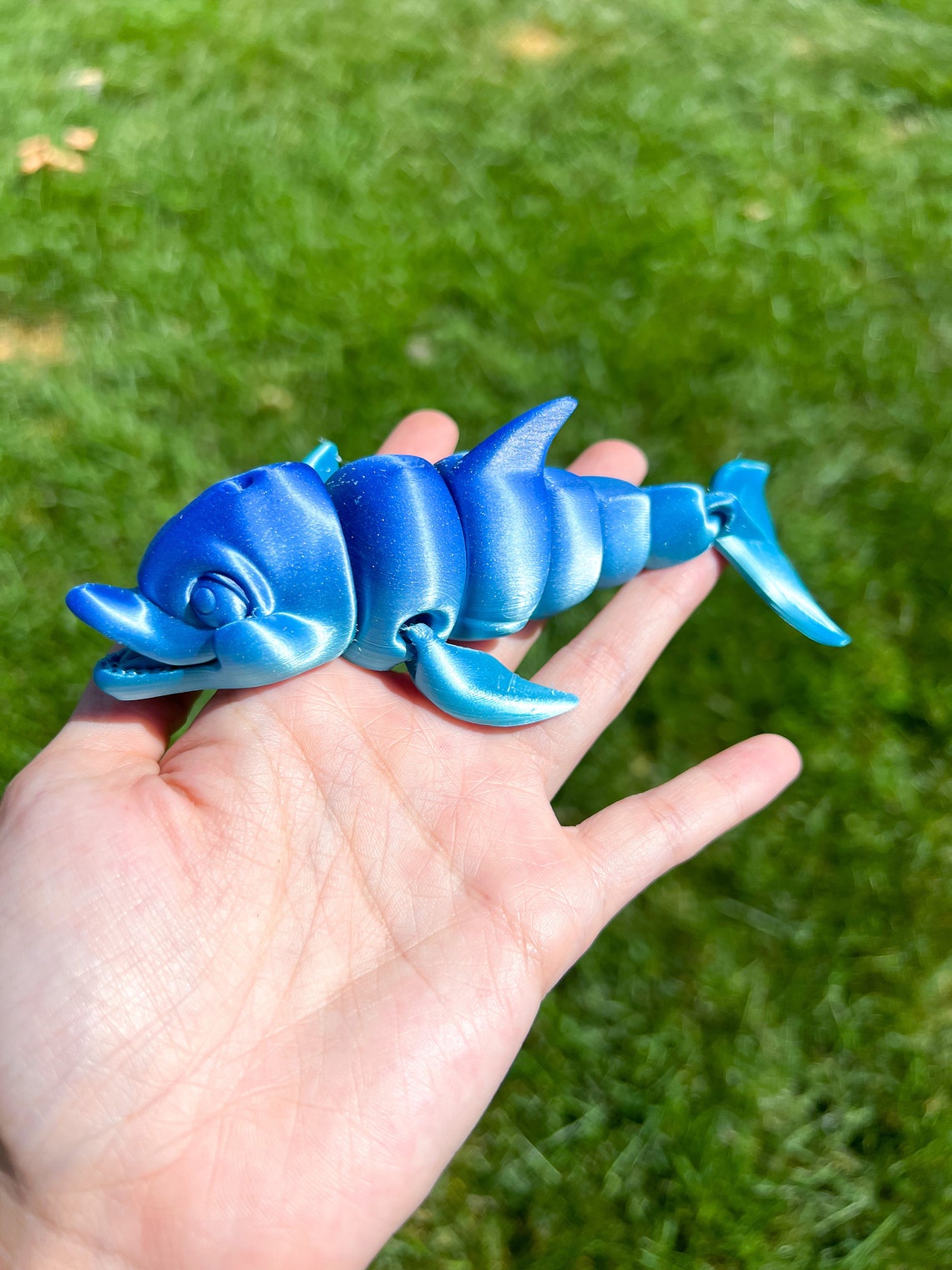 Flexi Glitter Dolphin Fidget Toy | Articulated Figurine - Etsy
