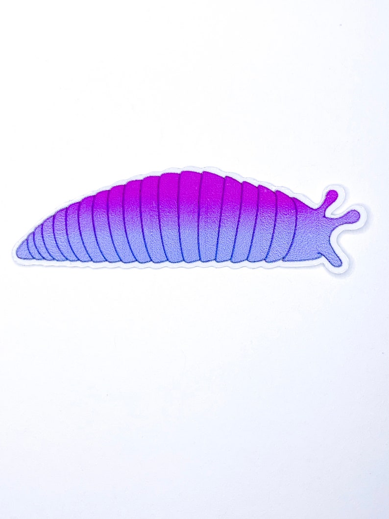 Mini Slug Sticker Ombre Slug Assorted Colors | Etsy