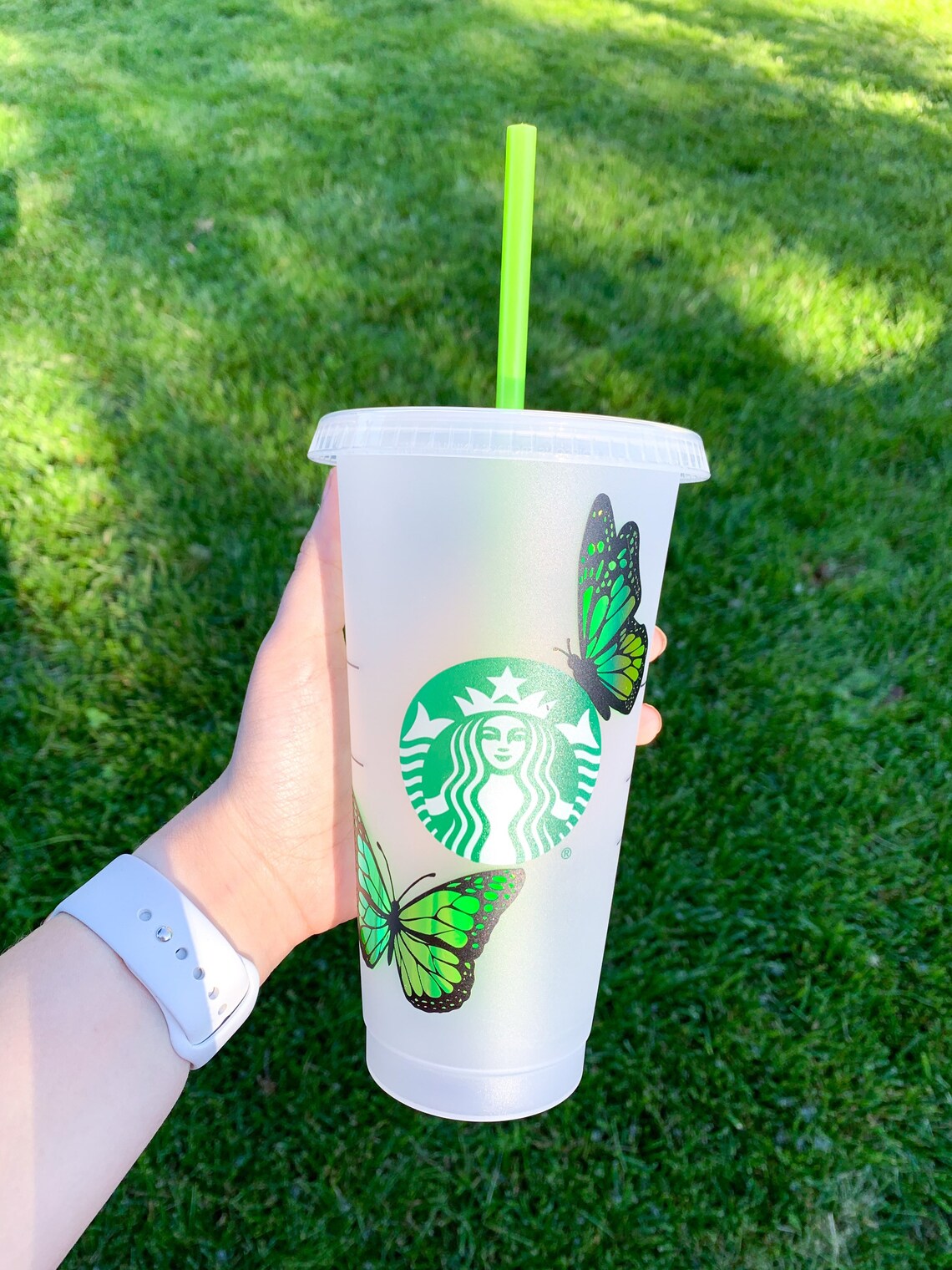 Butterfly Starbucks Cold Cup Butterfly Starbucks Cup - Etsy