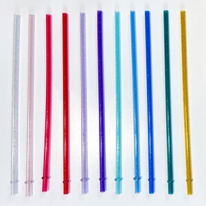 Cute Reusable Glitter Straw | Reusable Straw | Eco Friendly | Reusable ...