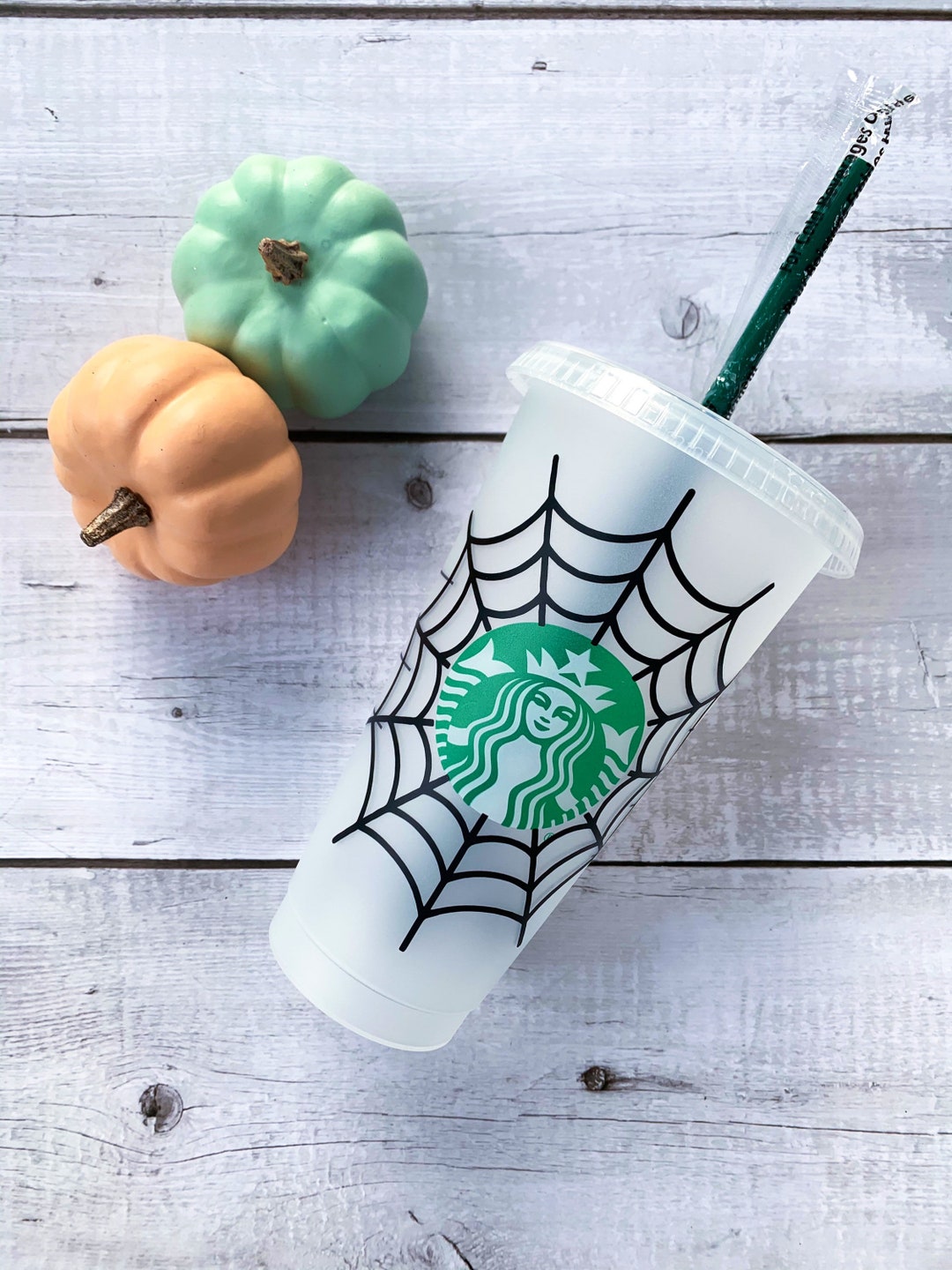 Halloween Spider Web Starbucks Cup Venti Iced Coffee Venti Cold Cup ...