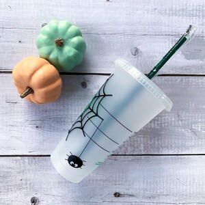 Halloween Spider Web Starbucks Cup Venti Iced Coffee Venti Cold Cup ...