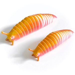 Pink Lemonade Slug | Duochrome | Pink Yellow Slug | 3D Print | Desk Toy ...