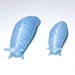 Blue Glitter Slug 3D Printed Slug Sparkley Slug Slinky Fidget Toy Desk ...