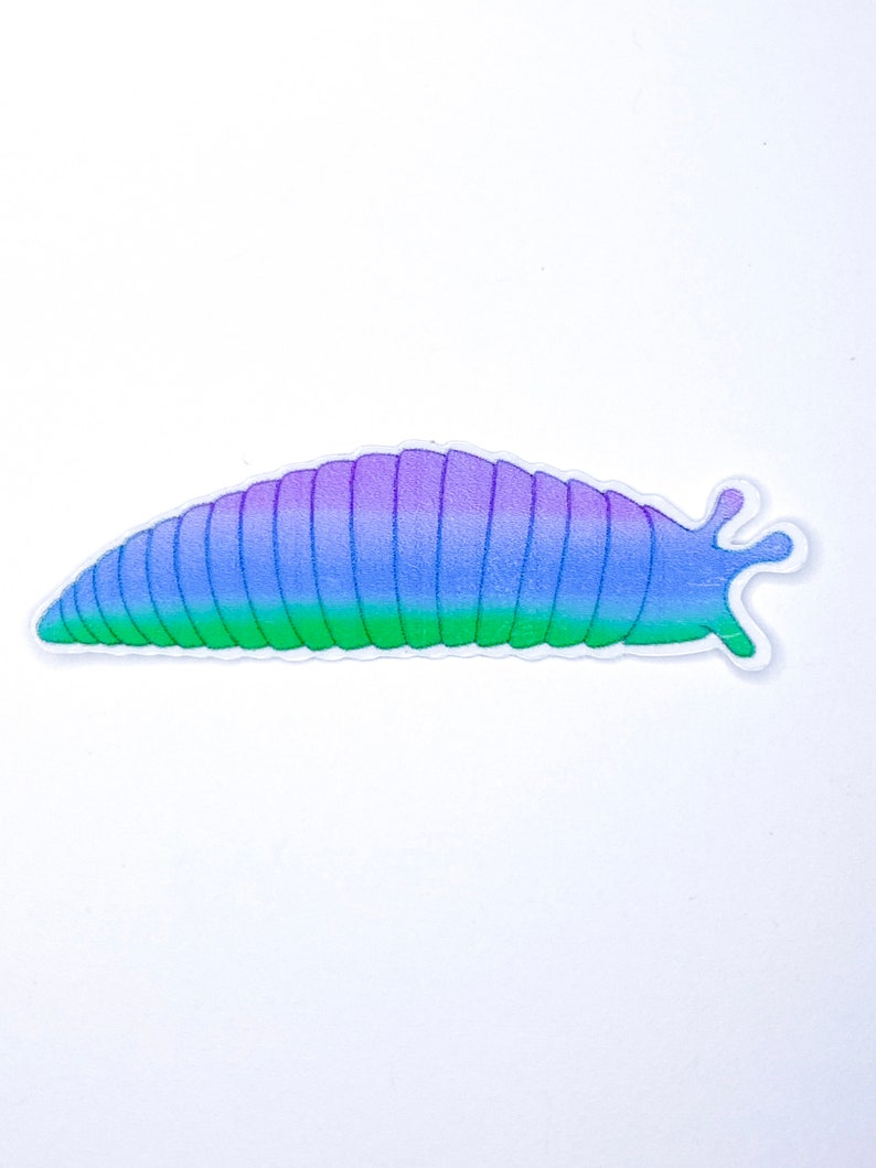 Mini Slug Sticker Ombre Slug Assorted Colors | Etsy