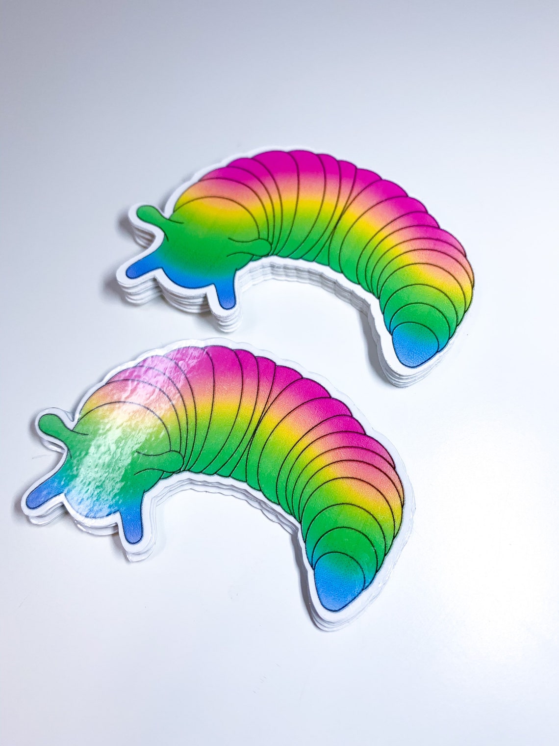 Rainbow Slug Sticker Rainbow Slug Colorful Weatherproof - Etsy