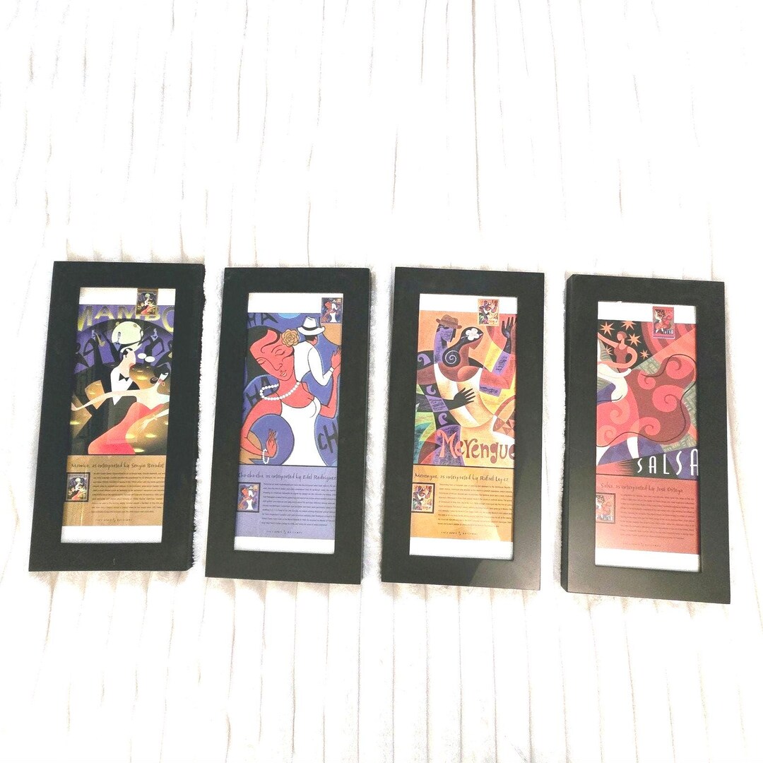 USPS Let's Dance Balemos Latin Postal Stamps Posters Mambo Salsa ...